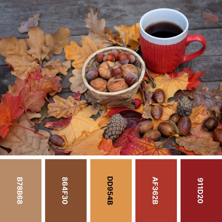 30 Fall Color Palettes for Earthy Designs | Color Meanings