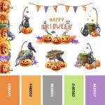 32 Halloween Color Palettes for Spooky Designs | Color Meanings