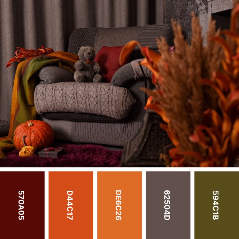 30 Thanksgiving Color Palettes for Rustic Designs | Color Meanings