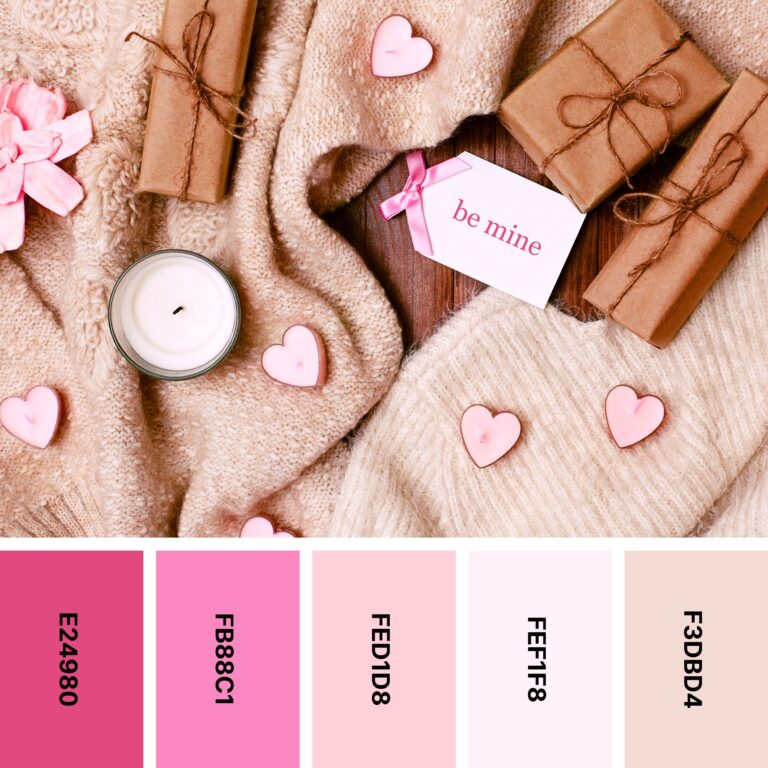 30 Valentine’s Day Color Palettes for Romantic Designs | Color Meanings