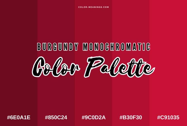 40 Monochromatic Color Palettes for Minimalistic Designs | Color Meanings