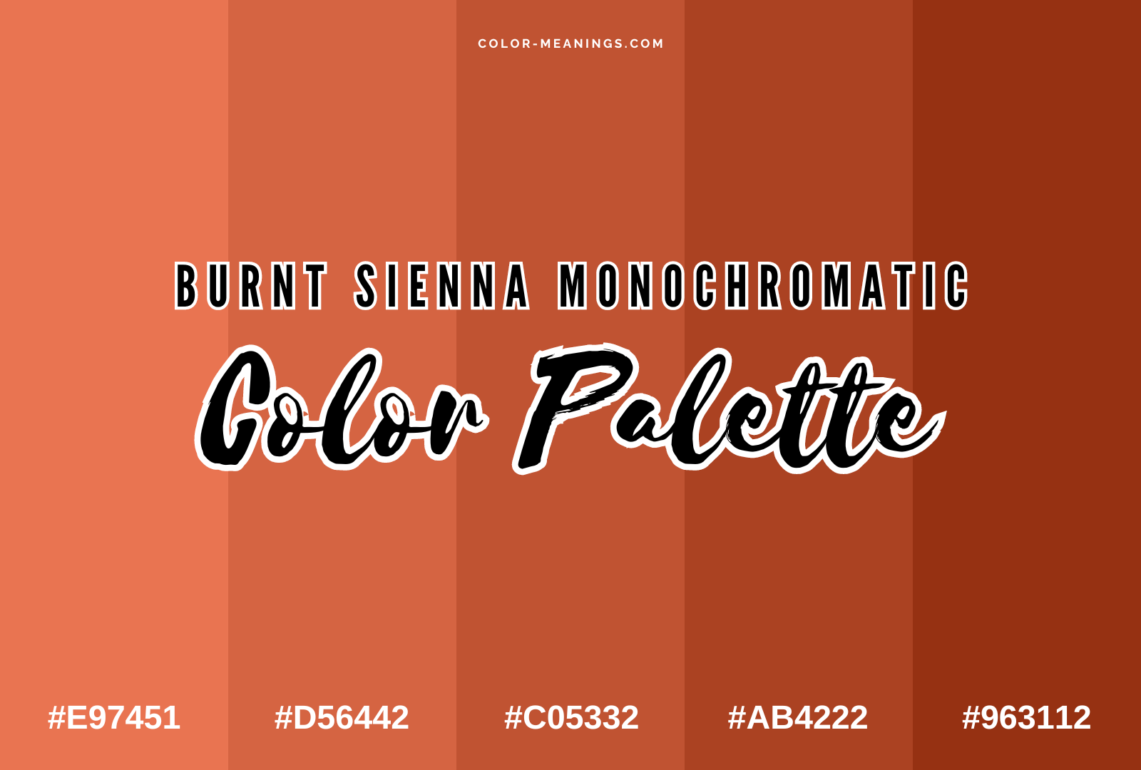 40 Monochromatic Color Palettes for Minimalistic Designs | Color Meanings