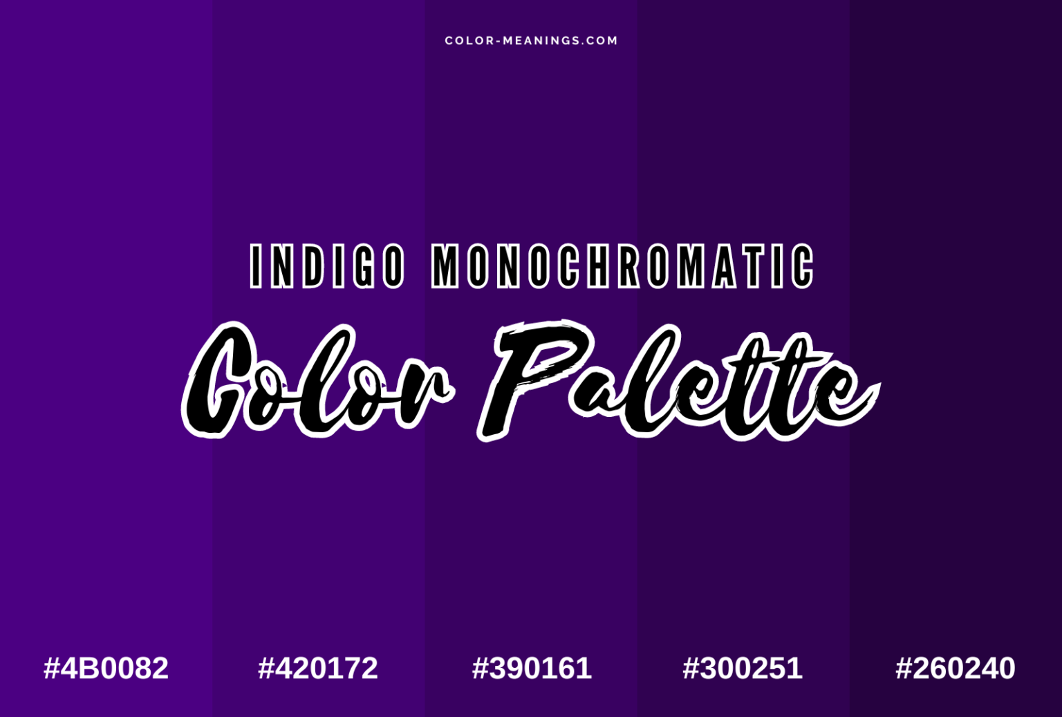 40 Monochromatic Color Palettes for Minimalistic Designs | Color Meanings