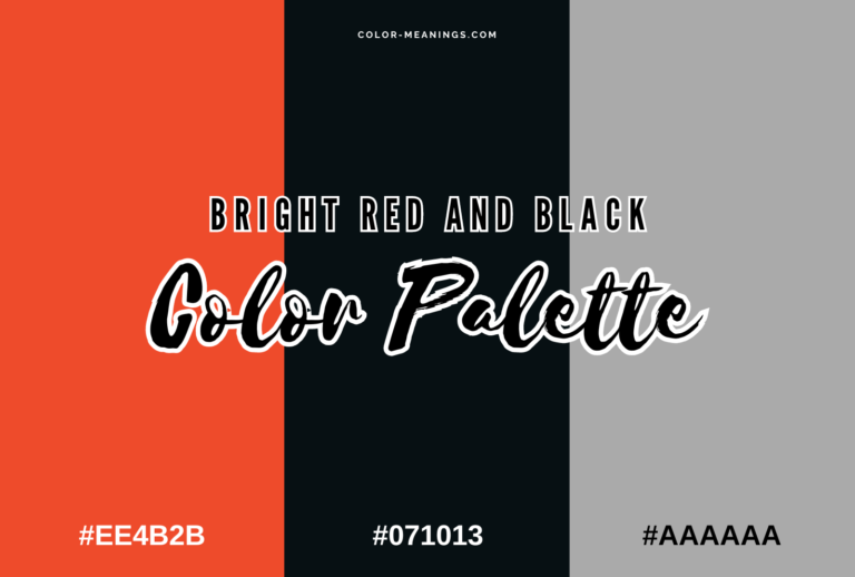 44 Colors That Go With Black (Color Palettes) | Color Meanings