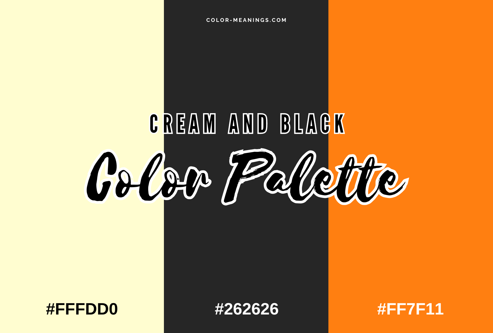 44 Colors That Go With Black (Color Palettes) | Color Meanings