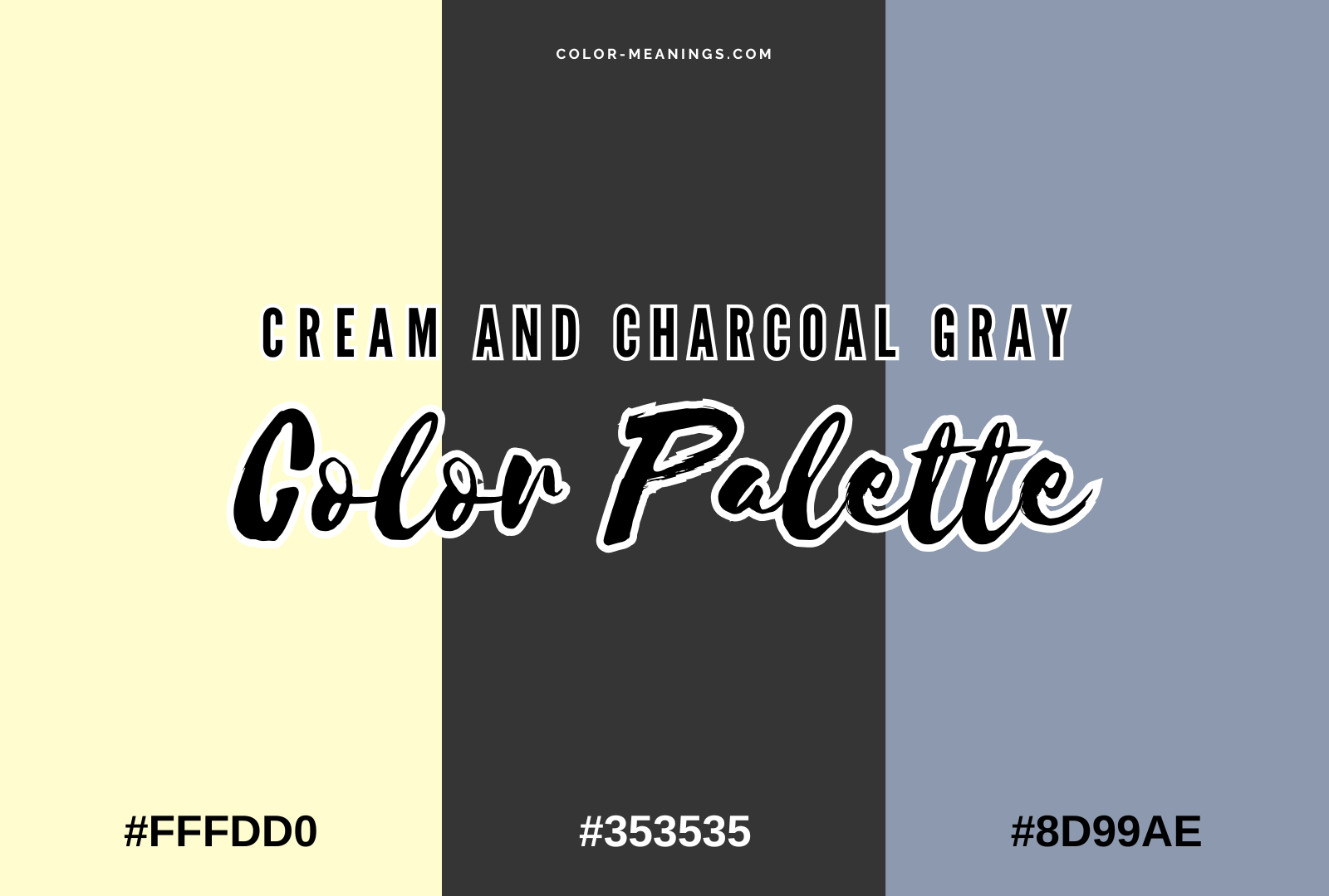 30 Colors That Go With Charcoal Gray (Color Palettes) | Color Meanings
