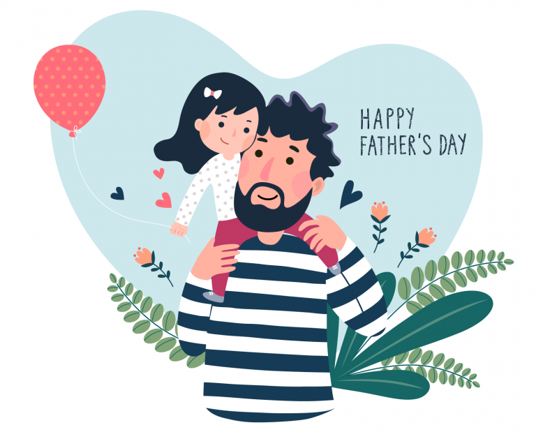 The Colors of Father’s Day: Black, White, and Dark Shades of Red and ...